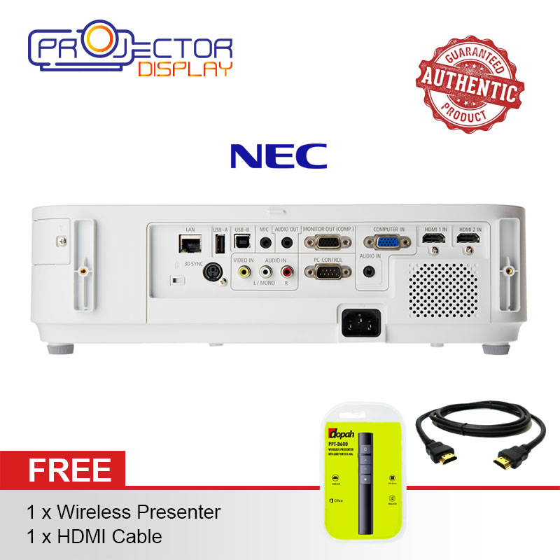 NEC NP-M363XG 3600 Lumens XGA Projector - Projector Display