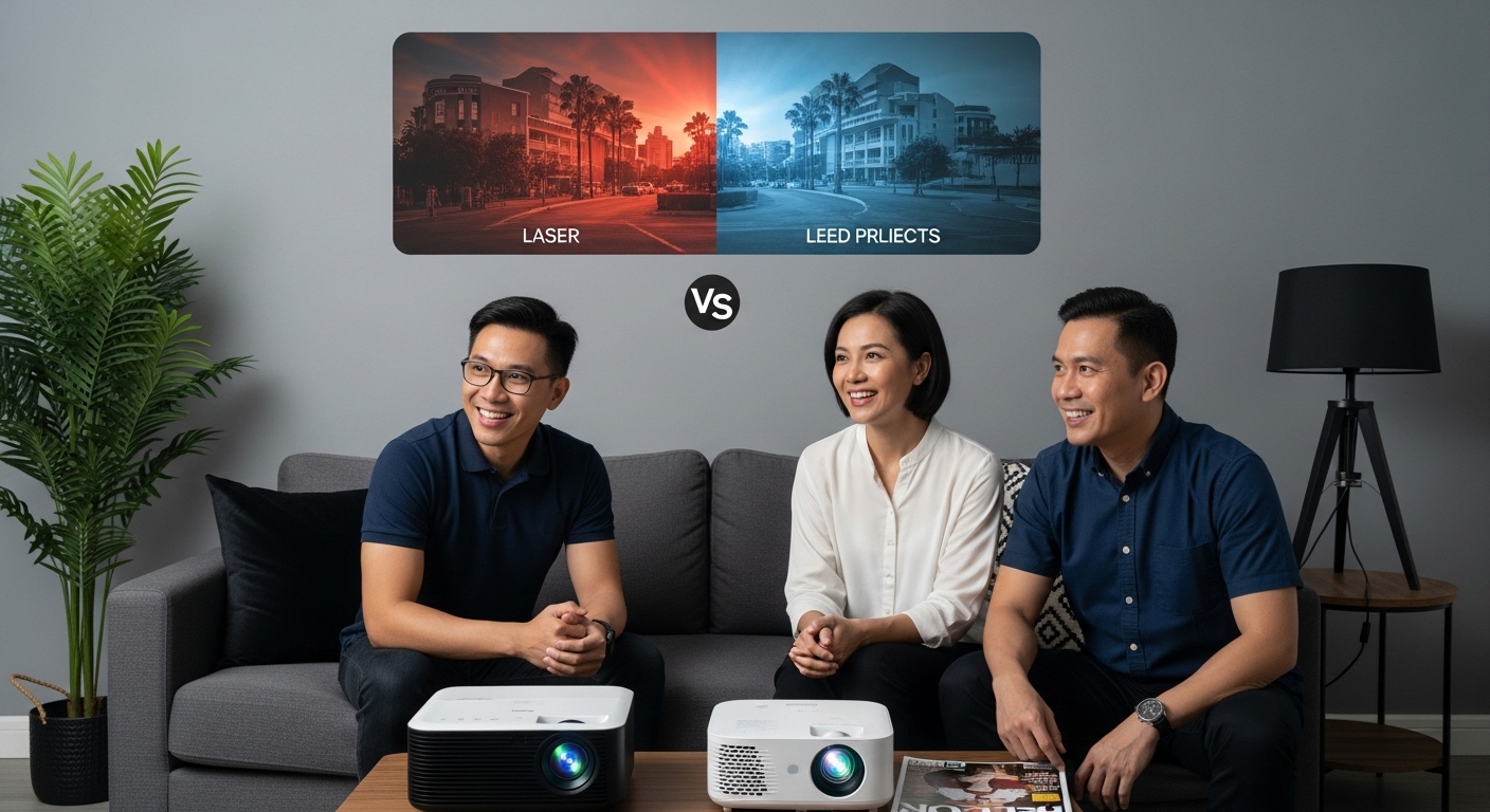 Memahami Perbezaan Projektor Laser dan LED - Projector Display